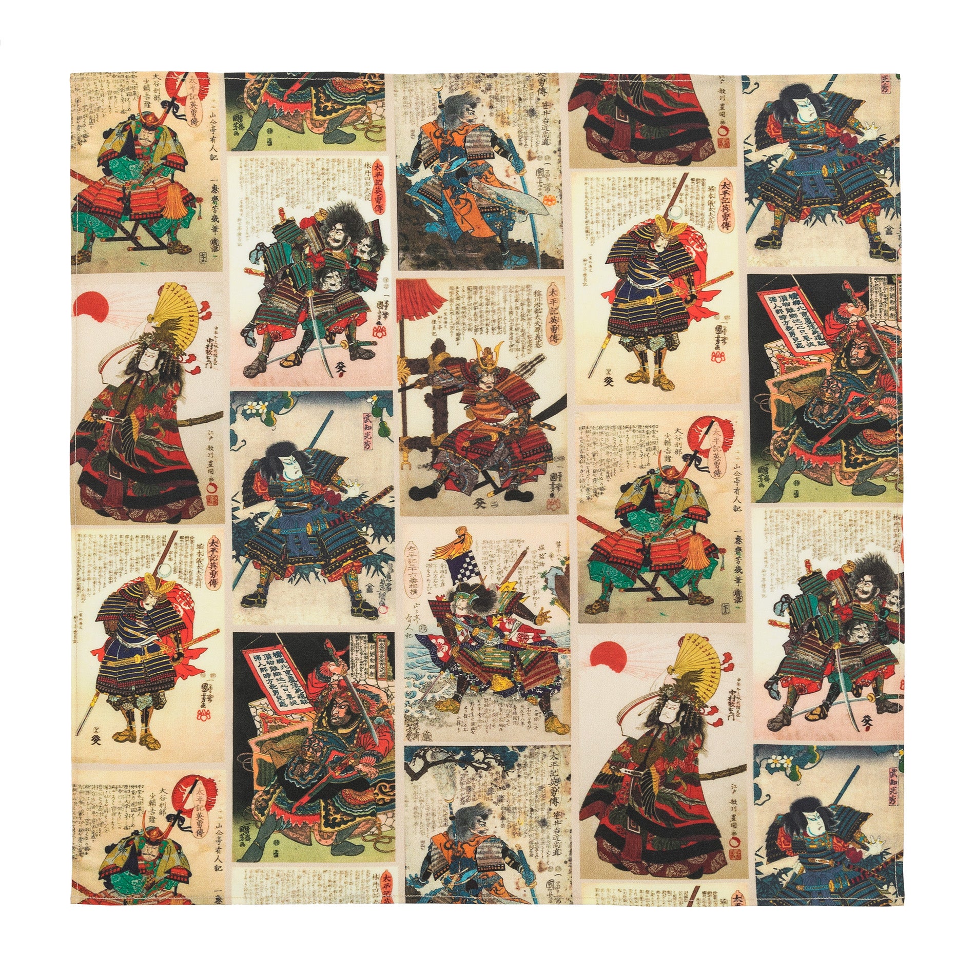 Samurai and Shogun Print Bandana – UDESHI